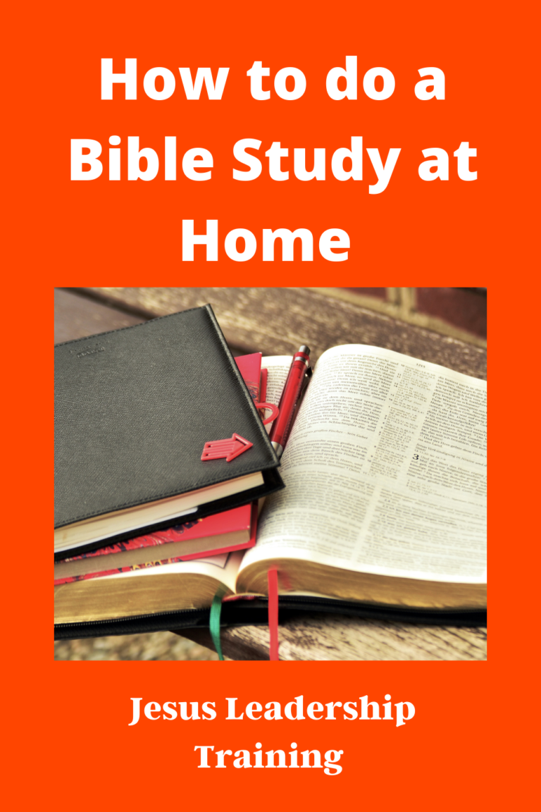 How to do a Bible Study at Home