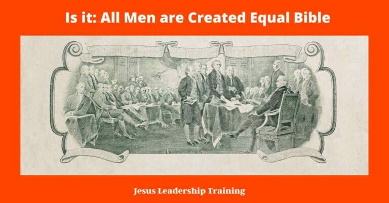 All Men Created Equal in The Bible (2024)