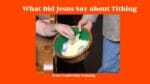 What Did Jesus Say about Tithing | Tithes | Tithe | Generosity | PDF ...