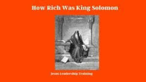 How Rich Was King Solomon: An Exploration of His Incredible Wealth ...