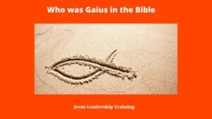 Who was Gaius in the Bible (2024)