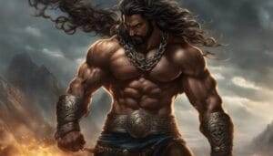 Samson: Strong judge and hero.