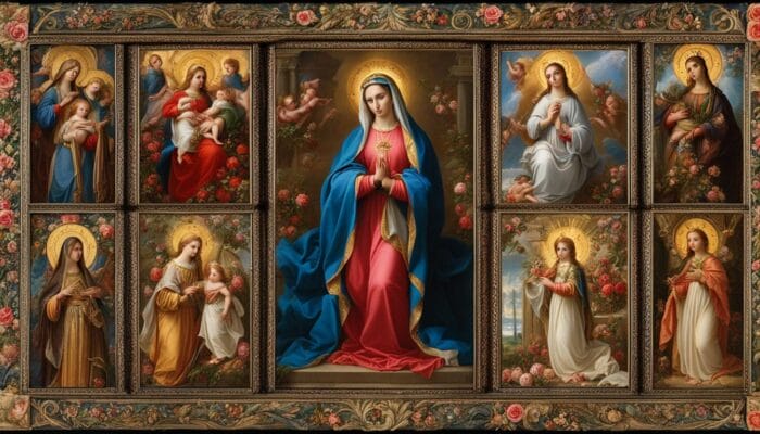 Mary: Mother of Jesus, central in the Nativity story.